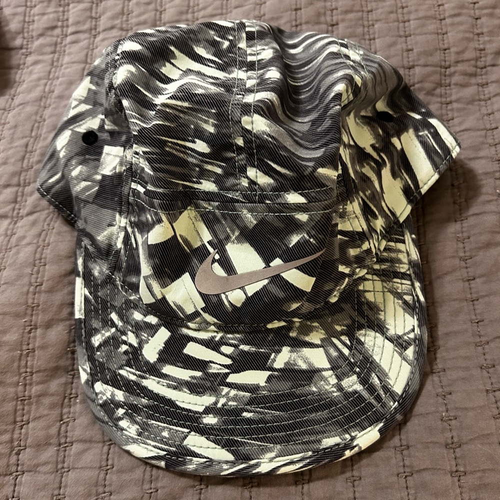 Nike Rare Aw84 5 Panel Dri Fit Running Hat Shard Gree… - Gem